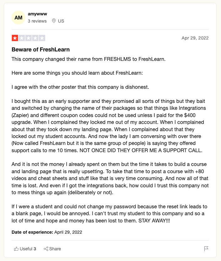 FreshLearn Review (2024): Don't Buy (My Rating: 1/10)