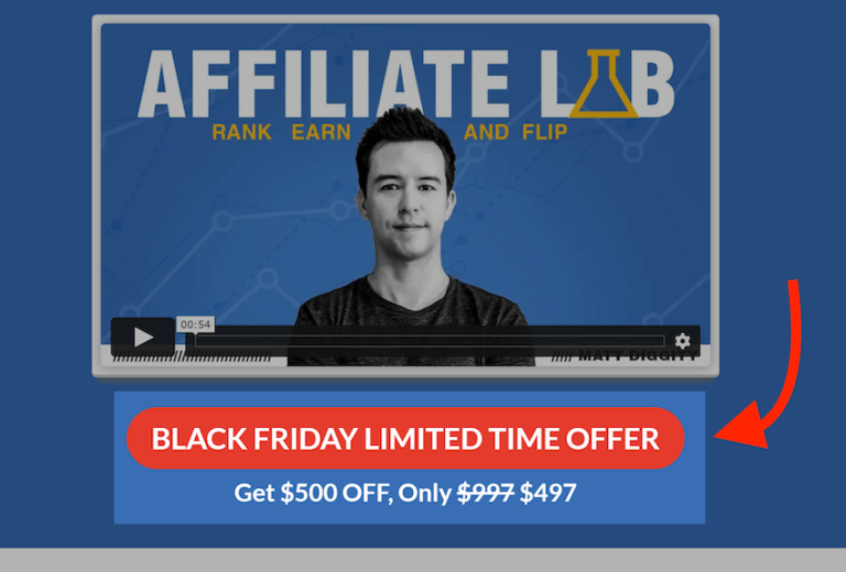 The Affiliate Lab Black Friday 2026: ($500 Discount)